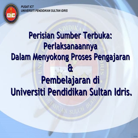 UPSI_OpenSource | PPT