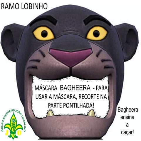 Máscaras da bagheera | PPT