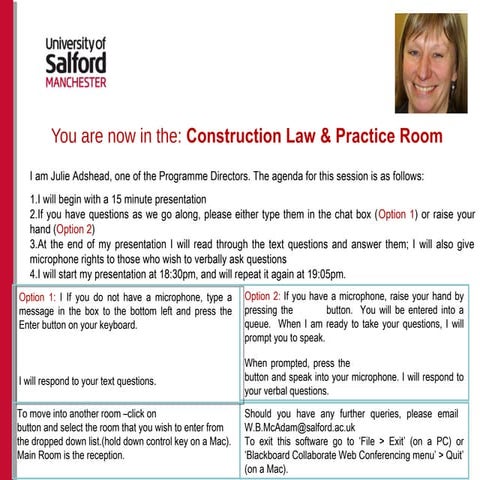 MSc Construction Law & Practice | PPT