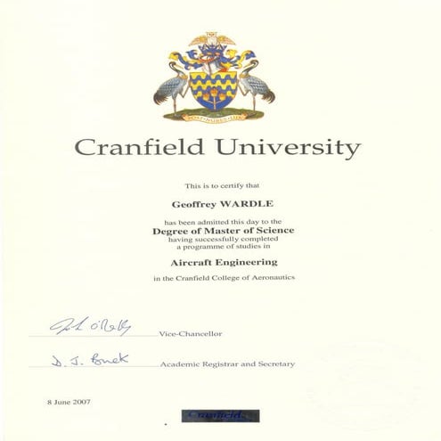 MSc Cranfield University | PDF