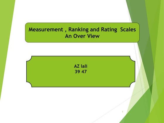 Rating scale | PPT