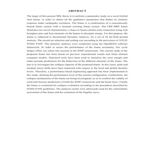 MSc Dissertation Abstract | PDF