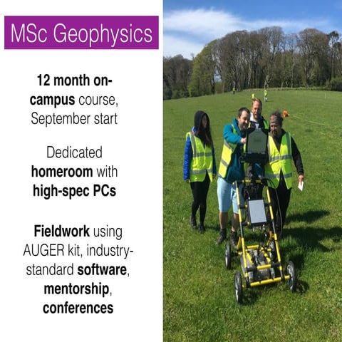 MSc Geophysics | PPT