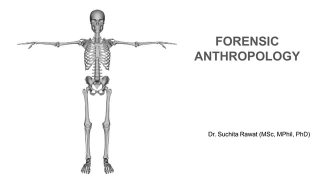Msciii Forensic Anthropology Age Estimation Using Dentition Pptx