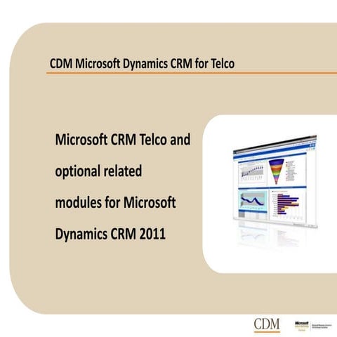Ms crm modules telco version 1 11 | PPT