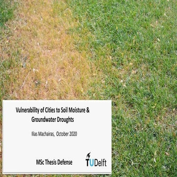 Presentation of MSc Thesis Defense - Vulnerability of cities to soil ...