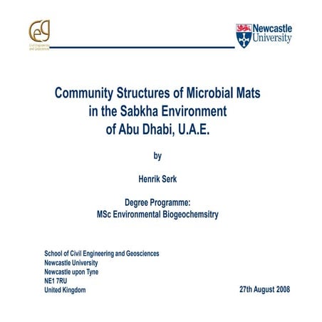 Community structures of microbial mats | PDF