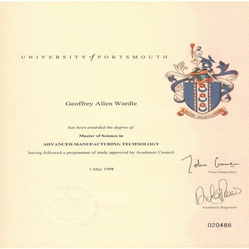 MSc university of porstmouth | PDF