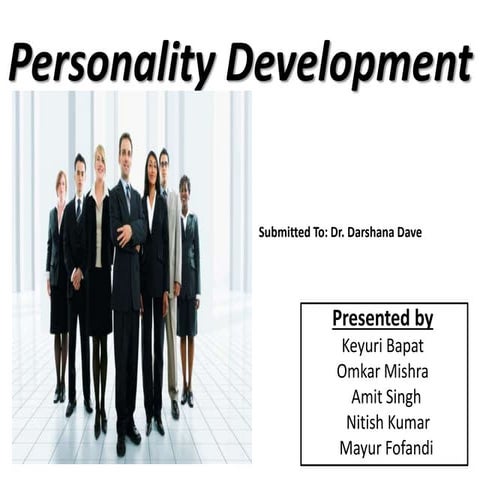 Personality development | PPTX