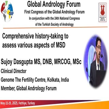 Comprehensive history-taking on various aspects of Male Sexual ...