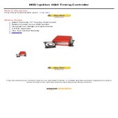 Msd ignition 8680 timing controller