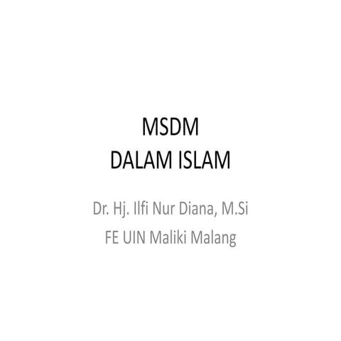 Manajemen SDM dalam-ISLAM Perspektif.ppt
