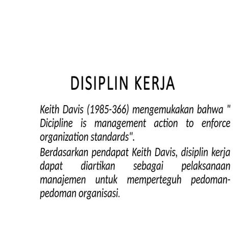 MSDM MATERI ISIPLIN KERJA BANGET NIH HHH | PPTX