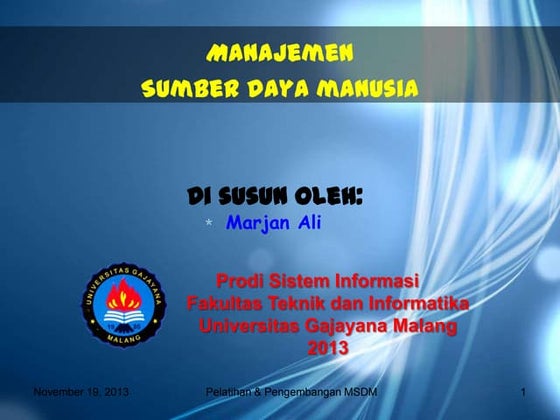 Training and Development | PPT