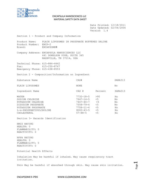 DUCT-ARMOR-MSDS-2013 | PDF