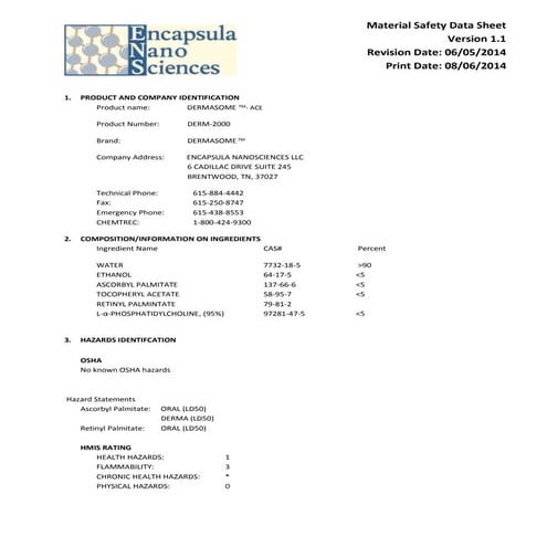 Upol safety data sheet | PDF
