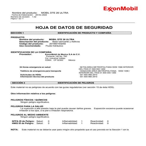 MSDS_MOBIL DTE 26 ULTRA.pdf