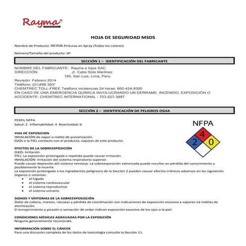 MSDS RAYMA SPRAY.pdf