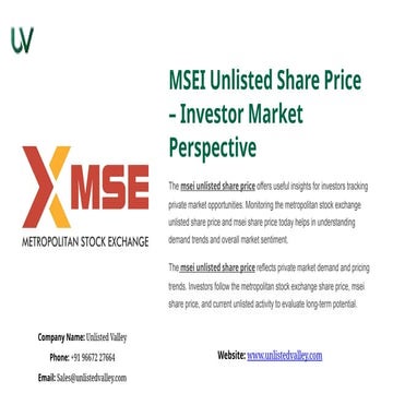 MSEI-Unlisted-Share-Price-Investor-Market-Perspective.pptx.pptx
