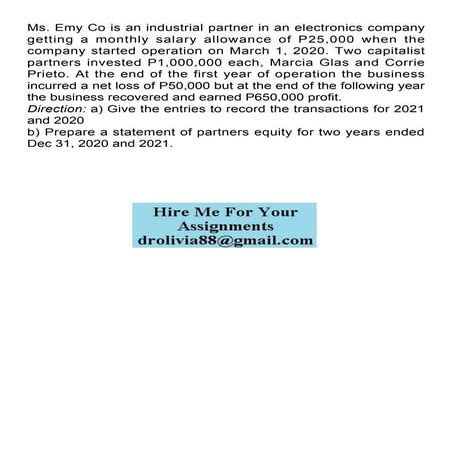 Ms Emy Co is an industrial partner in an electronics compan.pdf