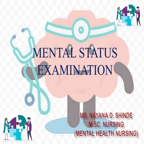 Mental status examination ppt | PPTX