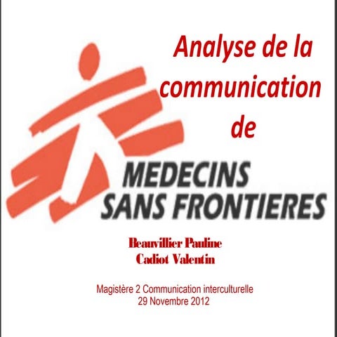 Medecins sans frontieres | PPT