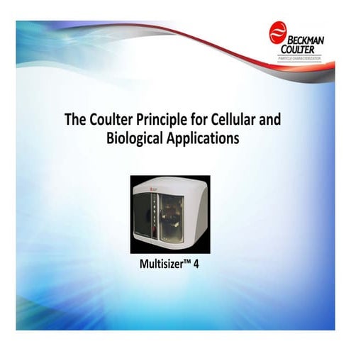 Coulter Counter | PPTX