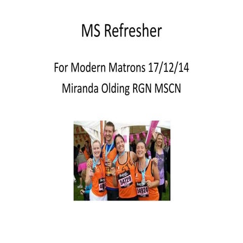Ms for modern matrons | PPTX