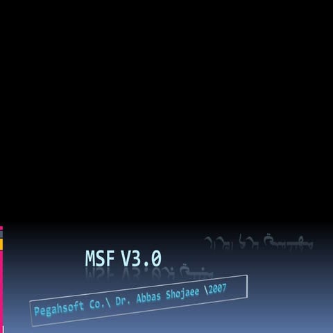 Msf Project Managment 2006 Part 1 | PPTX