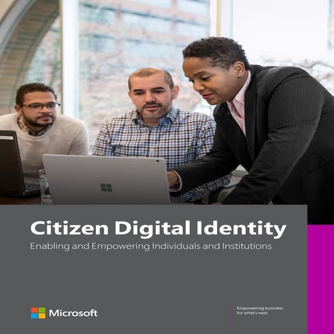 Citizen Digital Identity: Enabling and empowering individuals and ...
