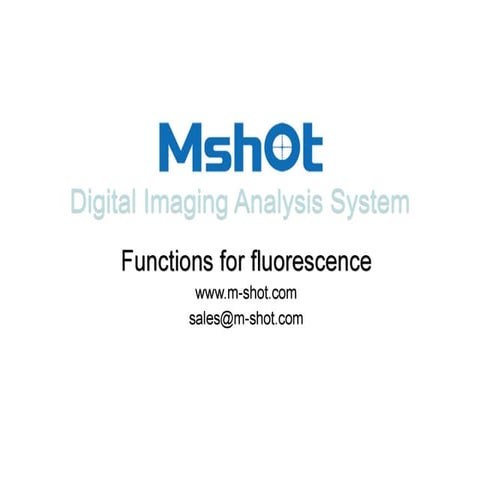 Led fluorescence attachment for Upright microscope