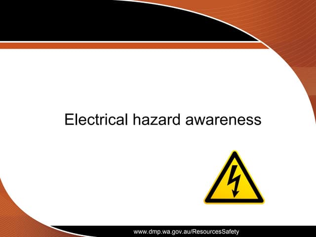 2. Electrical Safety - Hazard Awareness.ppt