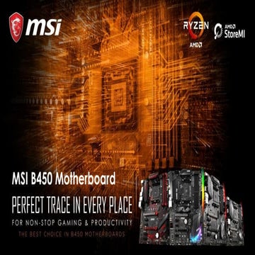 MSI AMD B450 Motherboard Info Kit | PPT