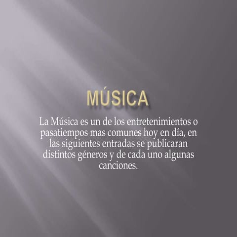La música en el caribe | PPTX