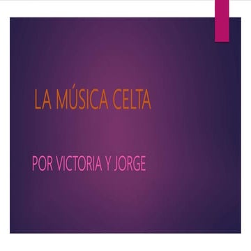 MÚSICA CELTA | PPTX
