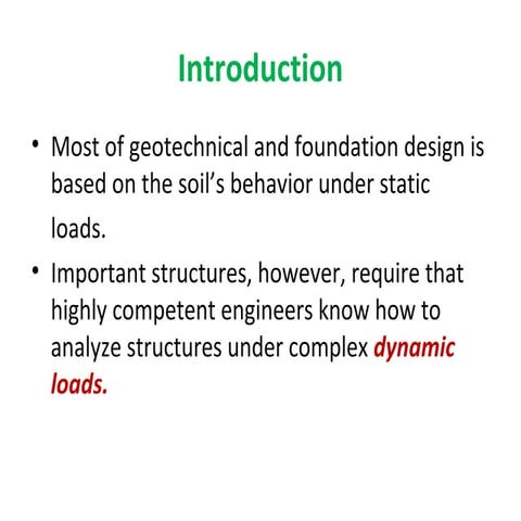Soil dynamics | PPT