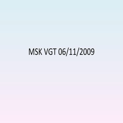 Msk vgt 06 | PPT
