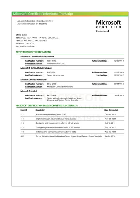 MS_Learning_Transcript (6).PDF | Computing | Technology & Computing