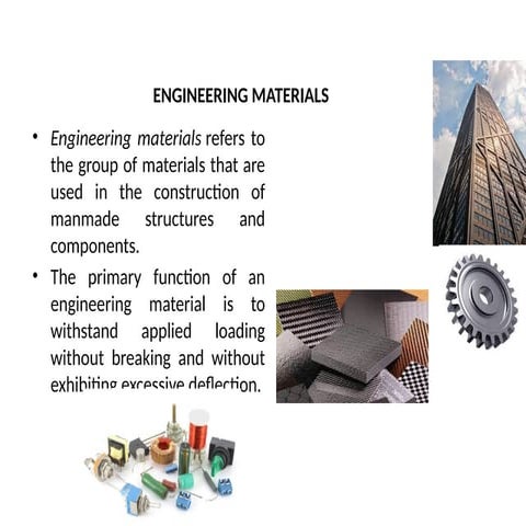 study of properties, structure, processing, and performance of ...