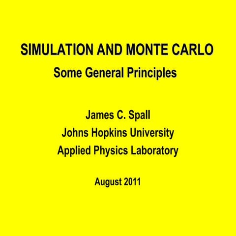 Monte carlo simulation | PDF
