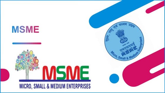 MSME | PPTX | Small and Medium-sized Business | Business