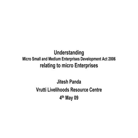 Magna Carta for MSME's (2010) R.A. 9501 | PDF