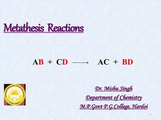 Multicomponent reaction | PPT