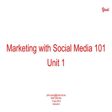 Msm unit 1 | PPT