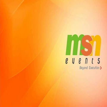 MSN EVENTS - SOUTH | PPTX