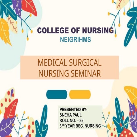 Mastoiditis Medical Surgcal Nursing Pptx