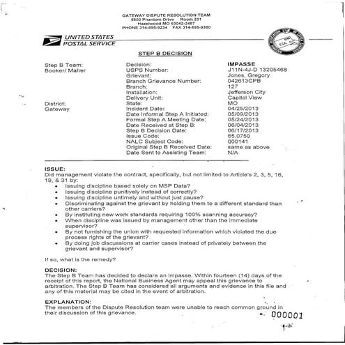 Msp discipline impasse | PDF