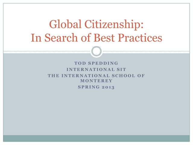 Education for International Understanding.pptx | Education