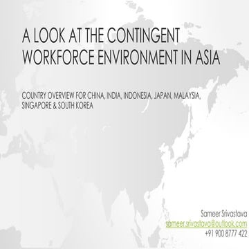 A look at the Contingent Workforce Environment in Asia | PDF