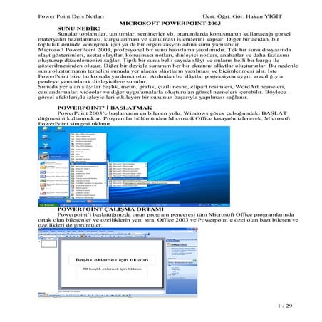 Ms powerpoint 2003 | DOC